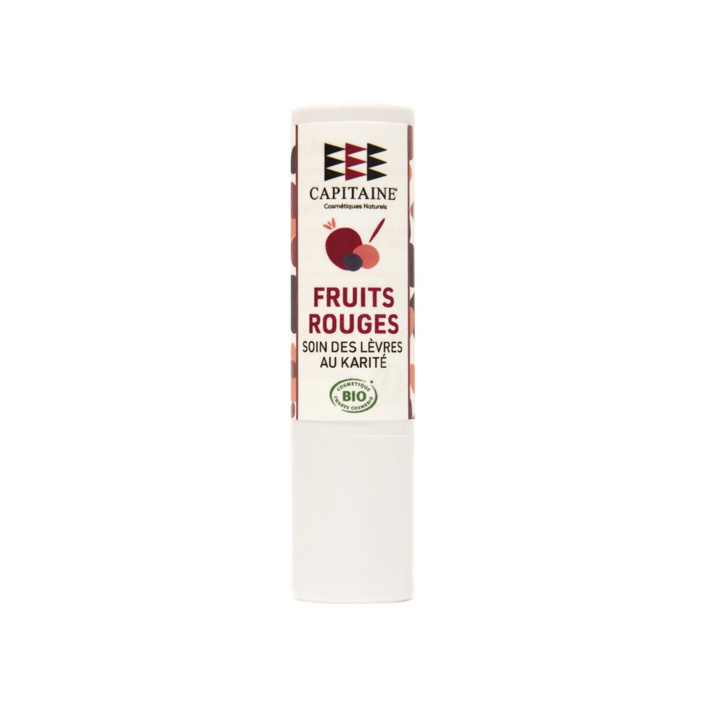⇒ Baume soin Lèvres BIO Nourrissant & Naturel - Fruits rouges